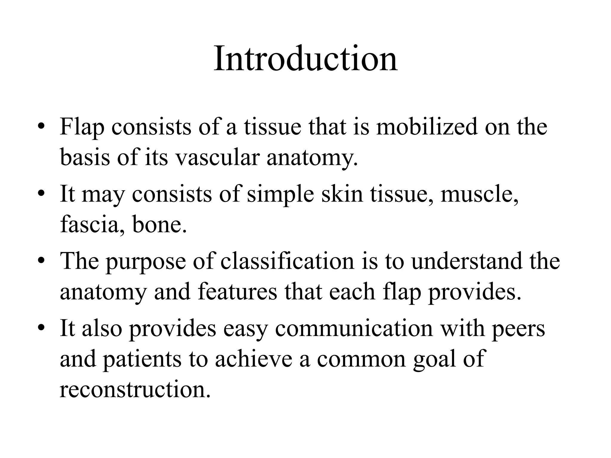 Classification of flaps | PPTX