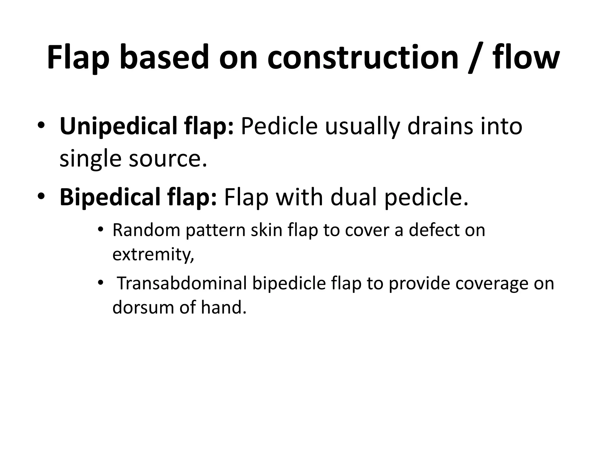 Classification of flaps | PPTX