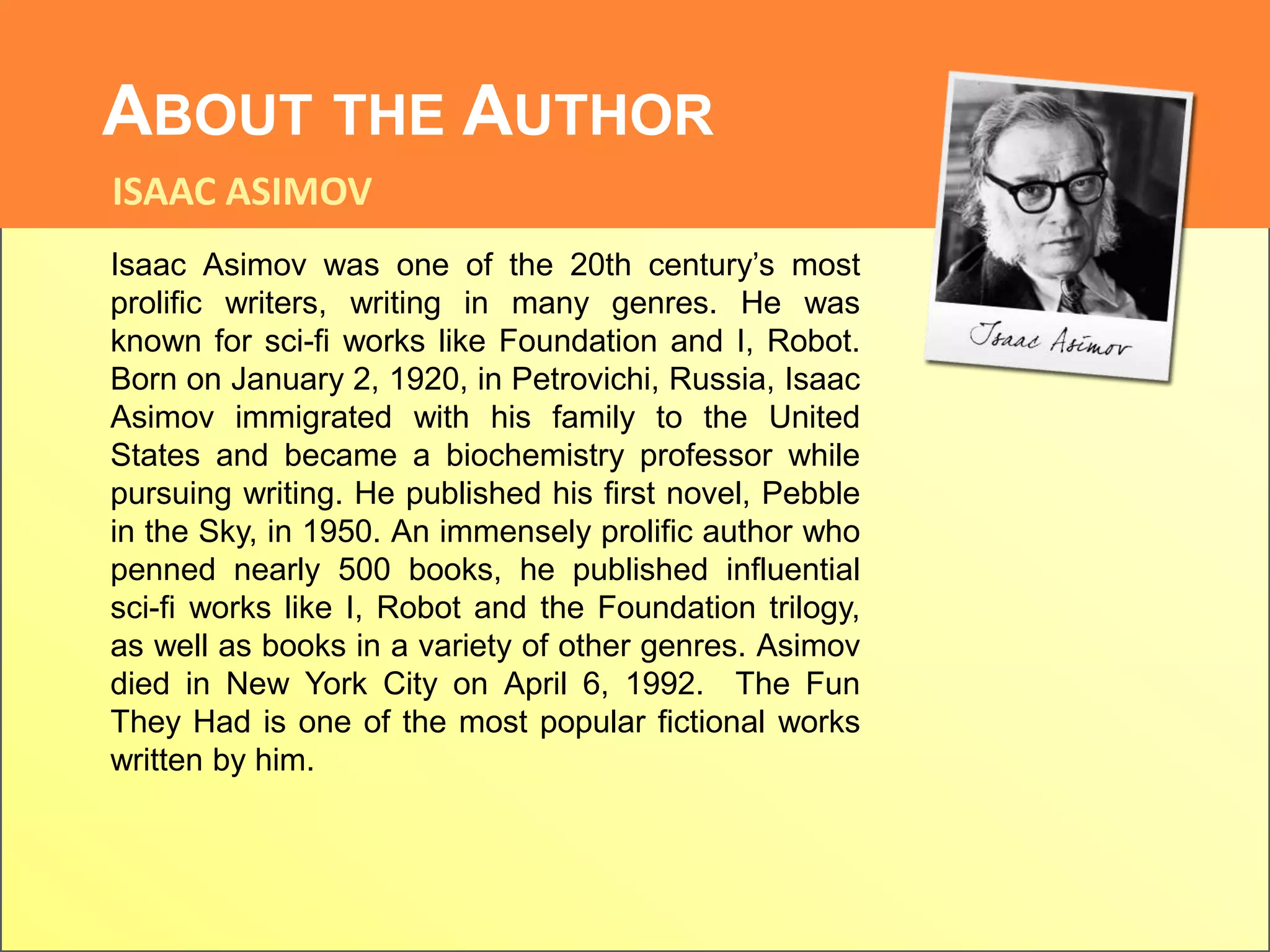 PPT Class IX The Fun They Had.pptx