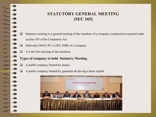 Statutory General Meeting | PPTX