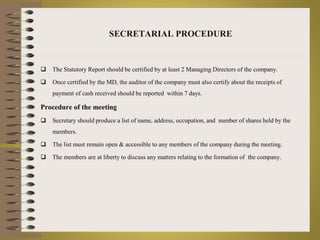 Statutory General Meeting | PPTX