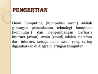 Ppt cloud computing | PPTX