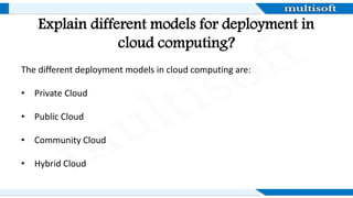 Top Cloud Computing Interview Questions | PPTX