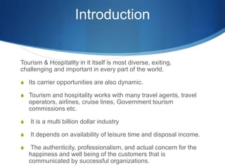 Tourism & Hospitality Club Mahindra | PPTX