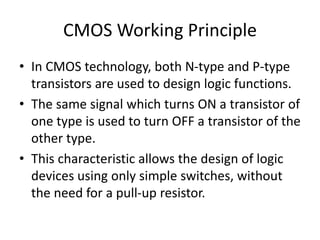 PPT CMOS.pptx | Consumer Electronics | Technology & Computing