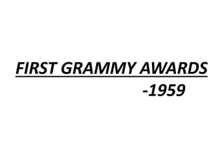 grammy awards picture ppt | PPTX