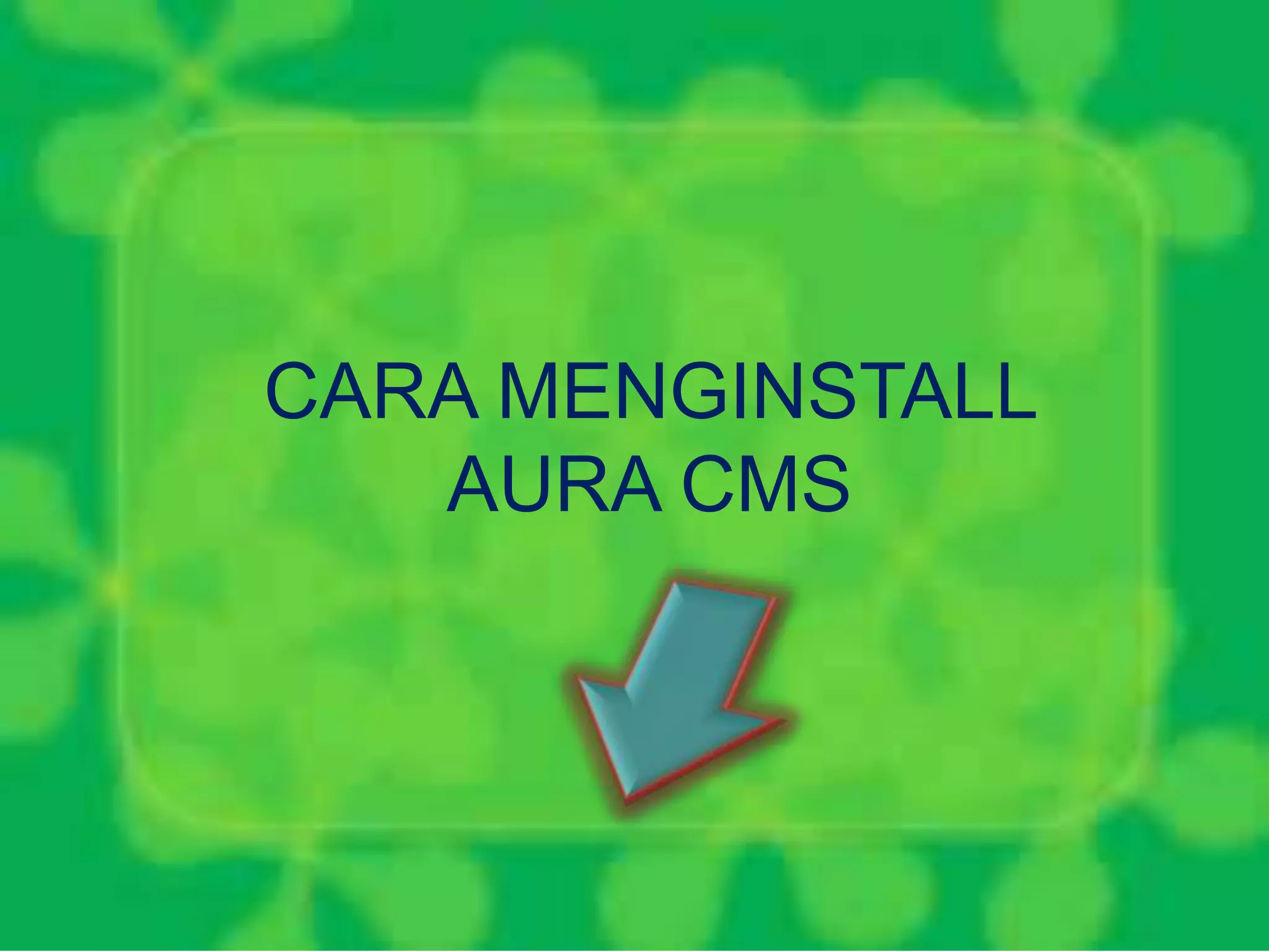 Install Xampp dan CMS | PPTX