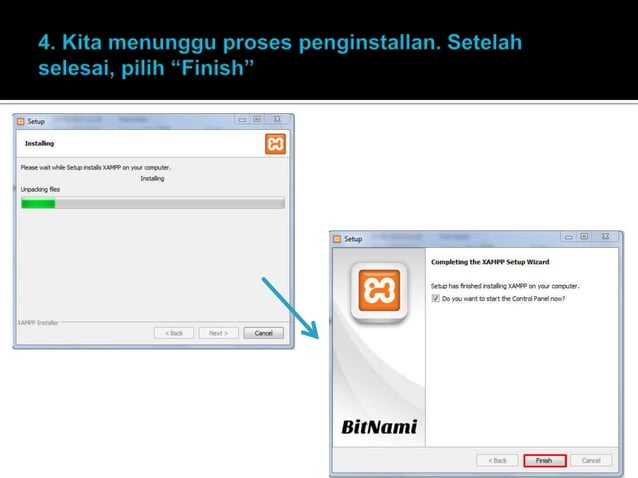 Install Xampp dan CMS | PPTX