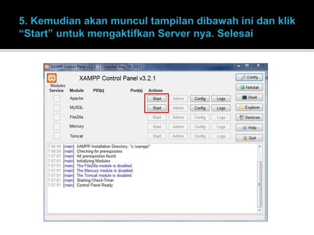 Install Xampp dan CMS | PPTX