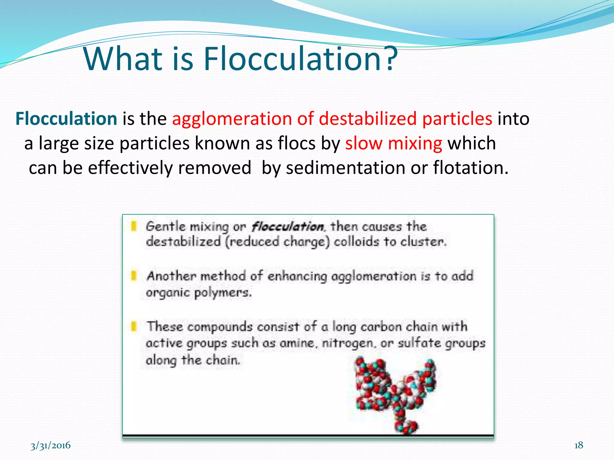 Ppt coagulation and flocculation | PPTX