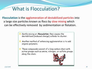 Ppt coagulation and flocculation | PPTX