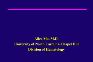 Coagulation Made Easy by Dr Alice Ma powerpoint | PPT