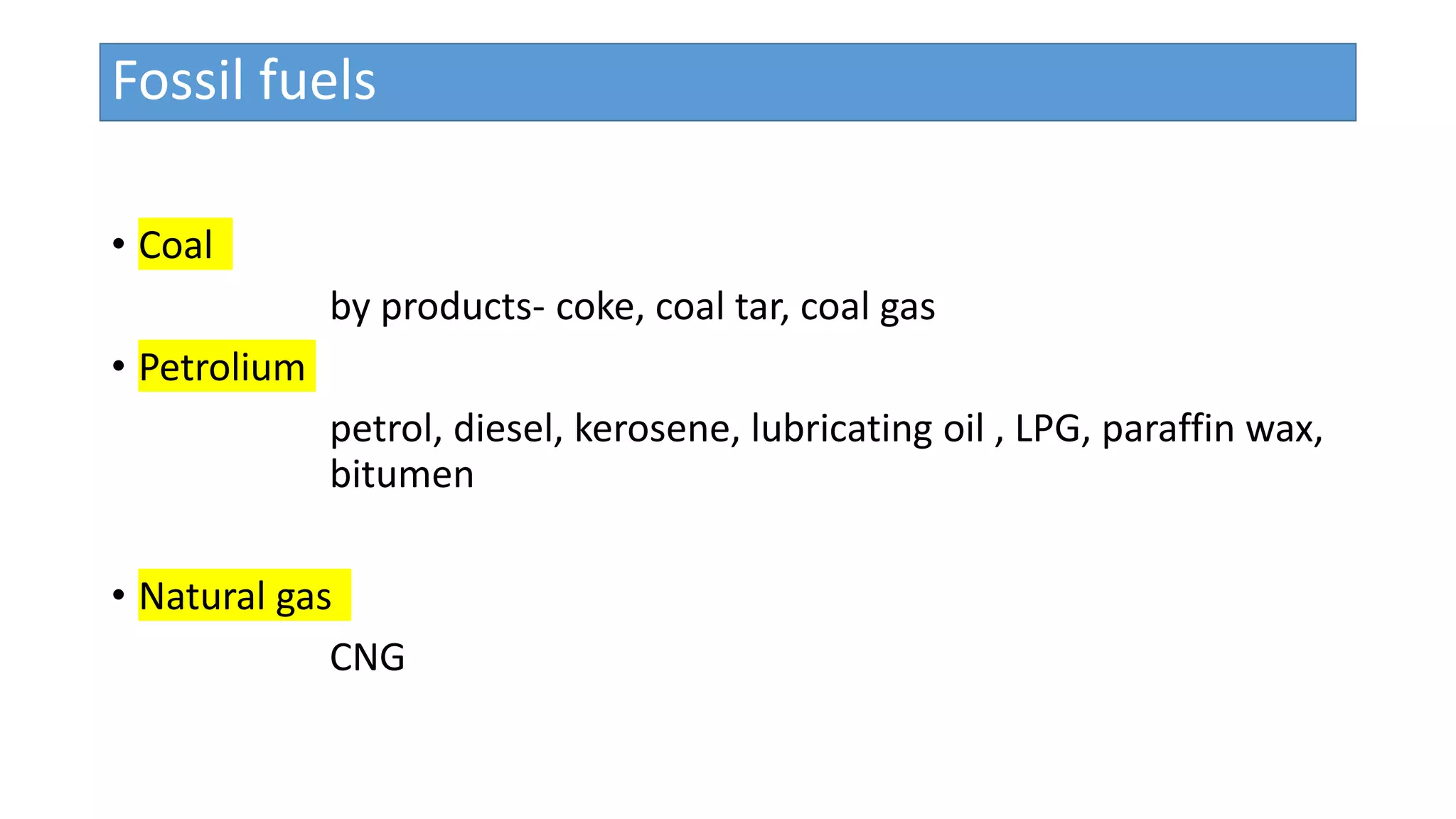 COAL AND PETROLEUM | PPTX