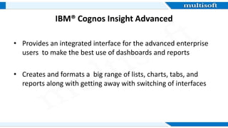 Components of IBM® Cognos BI | PPTX