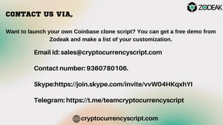 Coinbase Clone Script | PDF