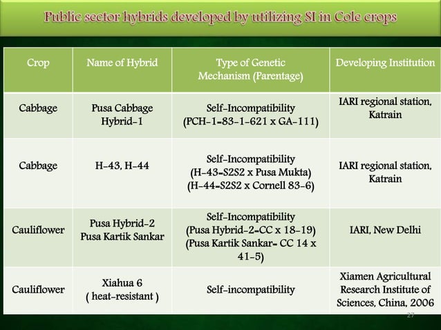 Ppt cole crops | PPTX | Gardening | Home & Garden