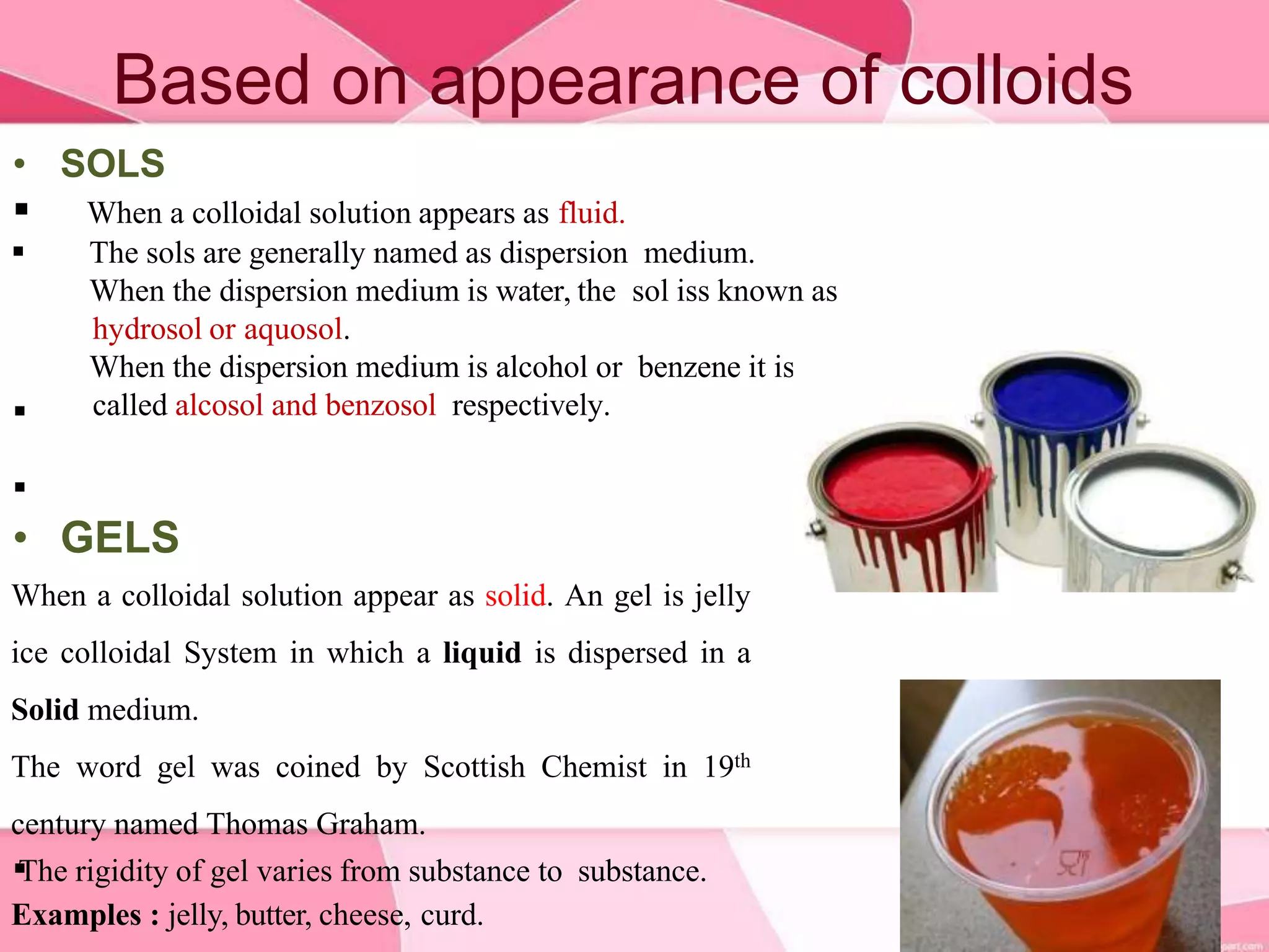 Ppt colloidsppt 21 | PPTX | Physics | Science