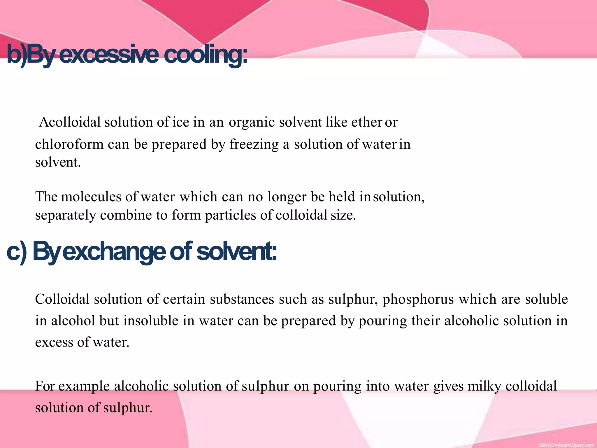 Ppt colloidsppt 21 | PPTX | Physics | Science