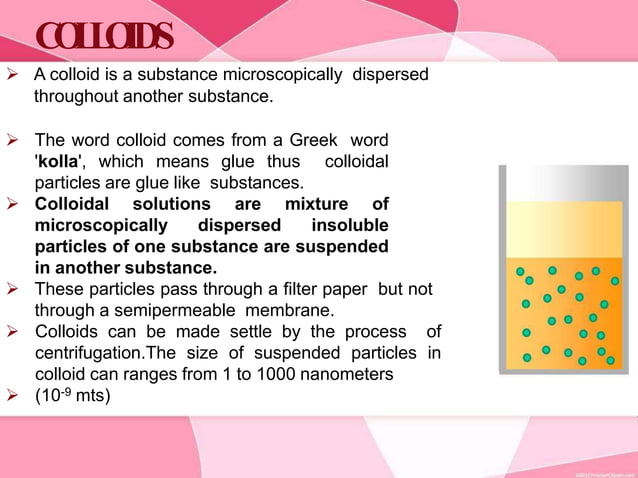 Ppt colloidsppt 21 | PPT