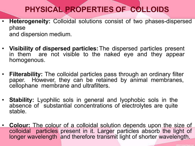 Ppt colloidsppt 21 | PPT