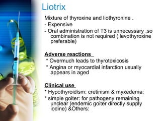 thyroid and antithyroid drugs | PPT