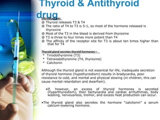 thyroid and antithyroid drugs | PPT