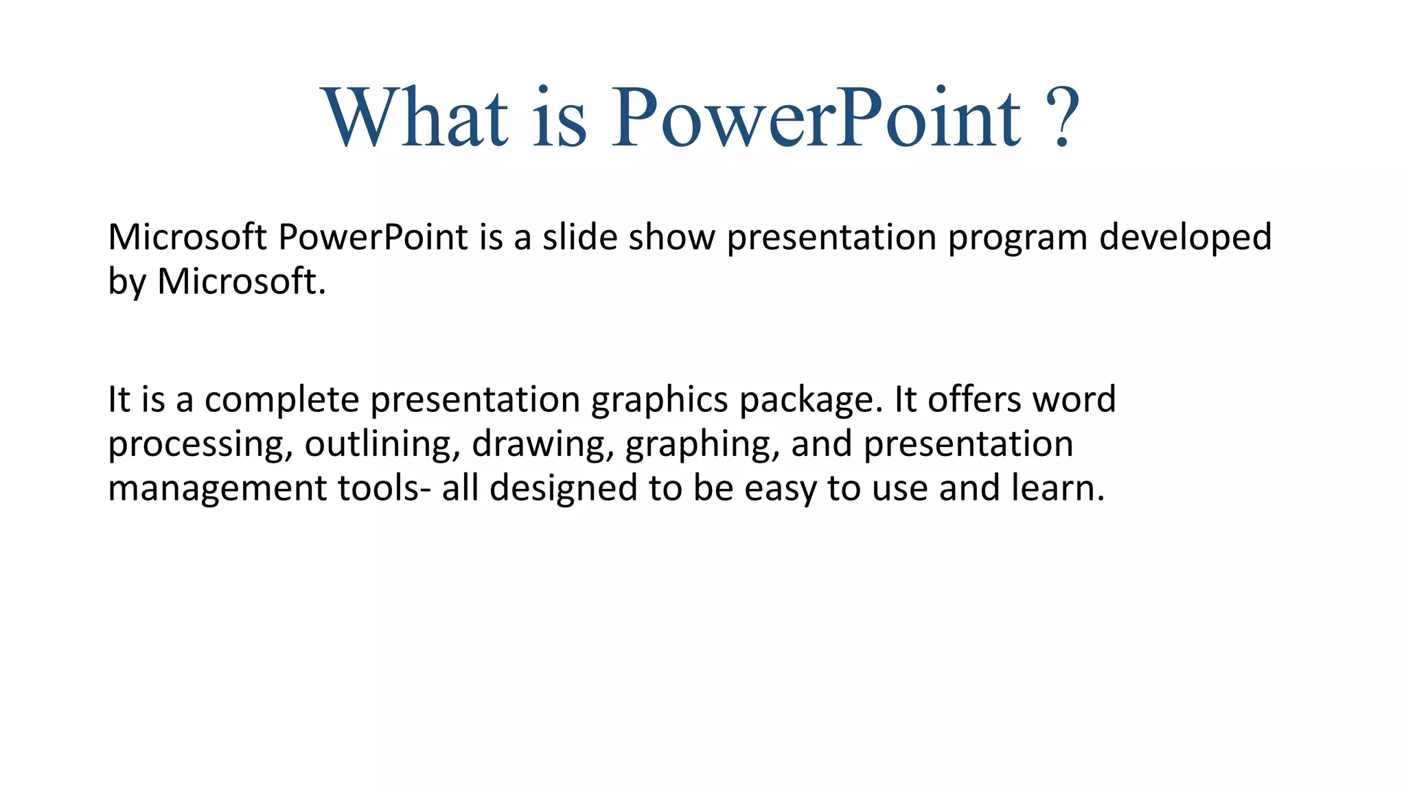 PowerPoint 2013 | PPTX | Desktop Publishing | Computer Software and ...
