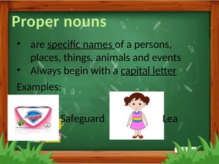 ppt common and proper noun in grade twox | PPTX | Dental Health ...