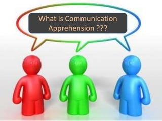 communication apprehension | PPTX