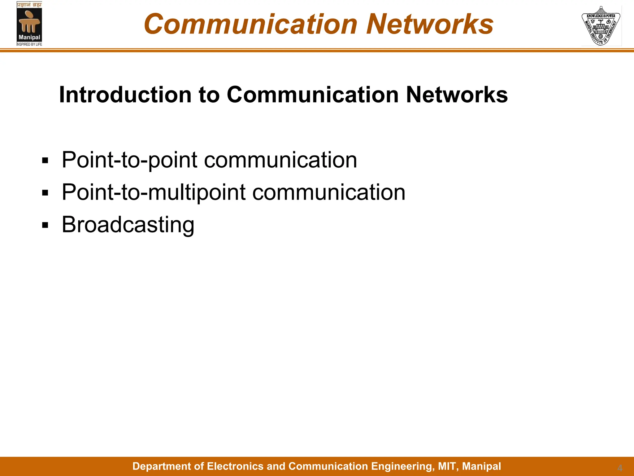 Electronics PPT Communication Networks.pdf | Computer Networking | Computing
