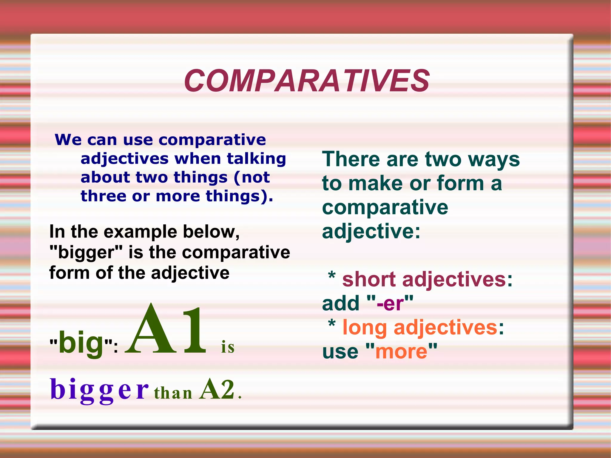 Ppt Comparatives.Ppt