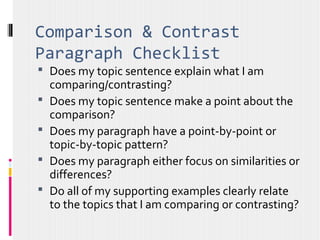 Compare & Contrast Writing | PPT