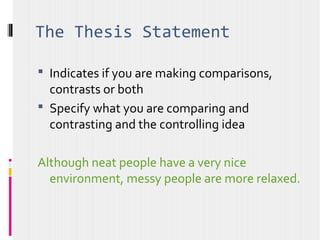 Compare & Contrast Writing | PPT
