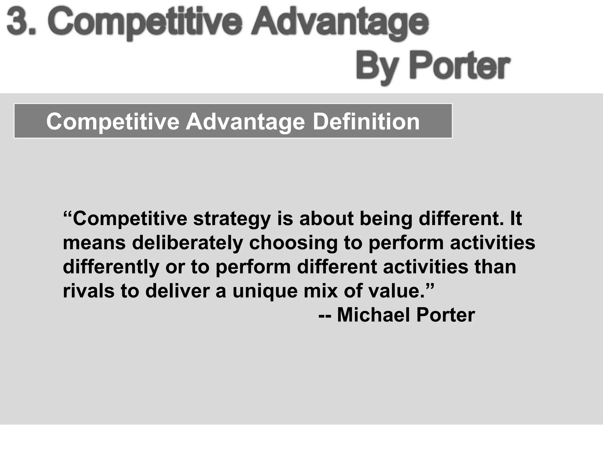 Ppt competitive advantage | PPTX