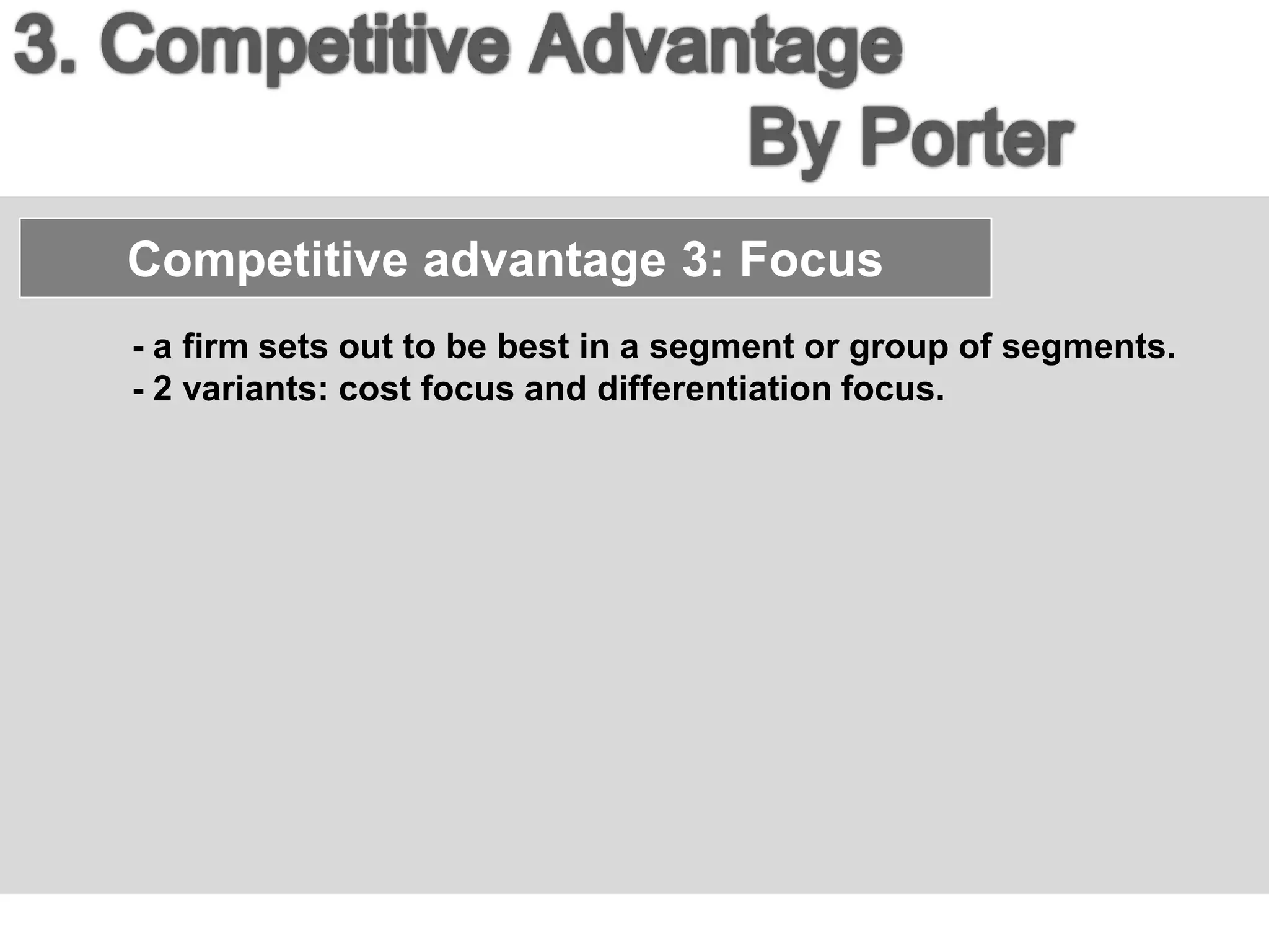 Ppt competitive advantage | PPTX