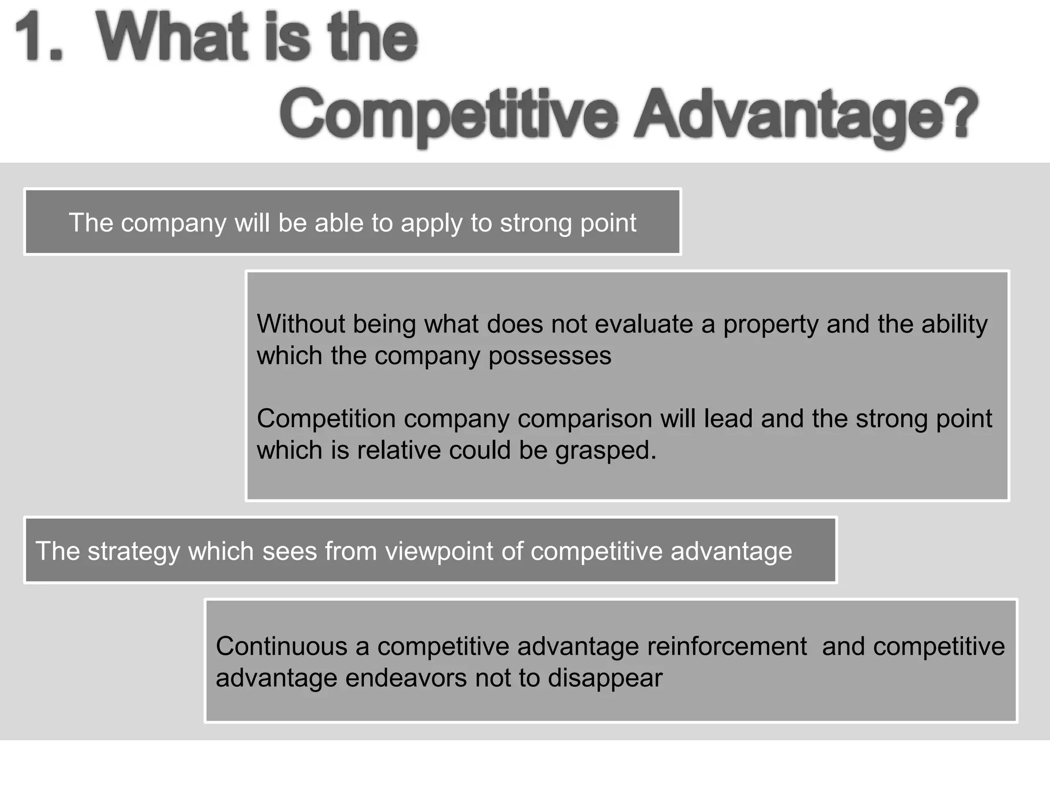 Ppt competitive advantage | PPTX