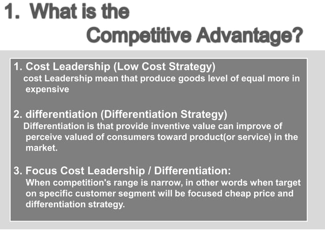 Ppt competitive advantage | PPTX | Automotive Industry | Industries
