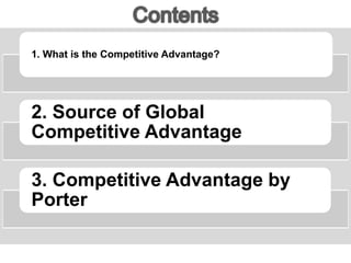 Ppt competitive advantage | PPTX