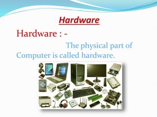 Powerpoint presentation on Basic Knowledge of Computers | PPTX