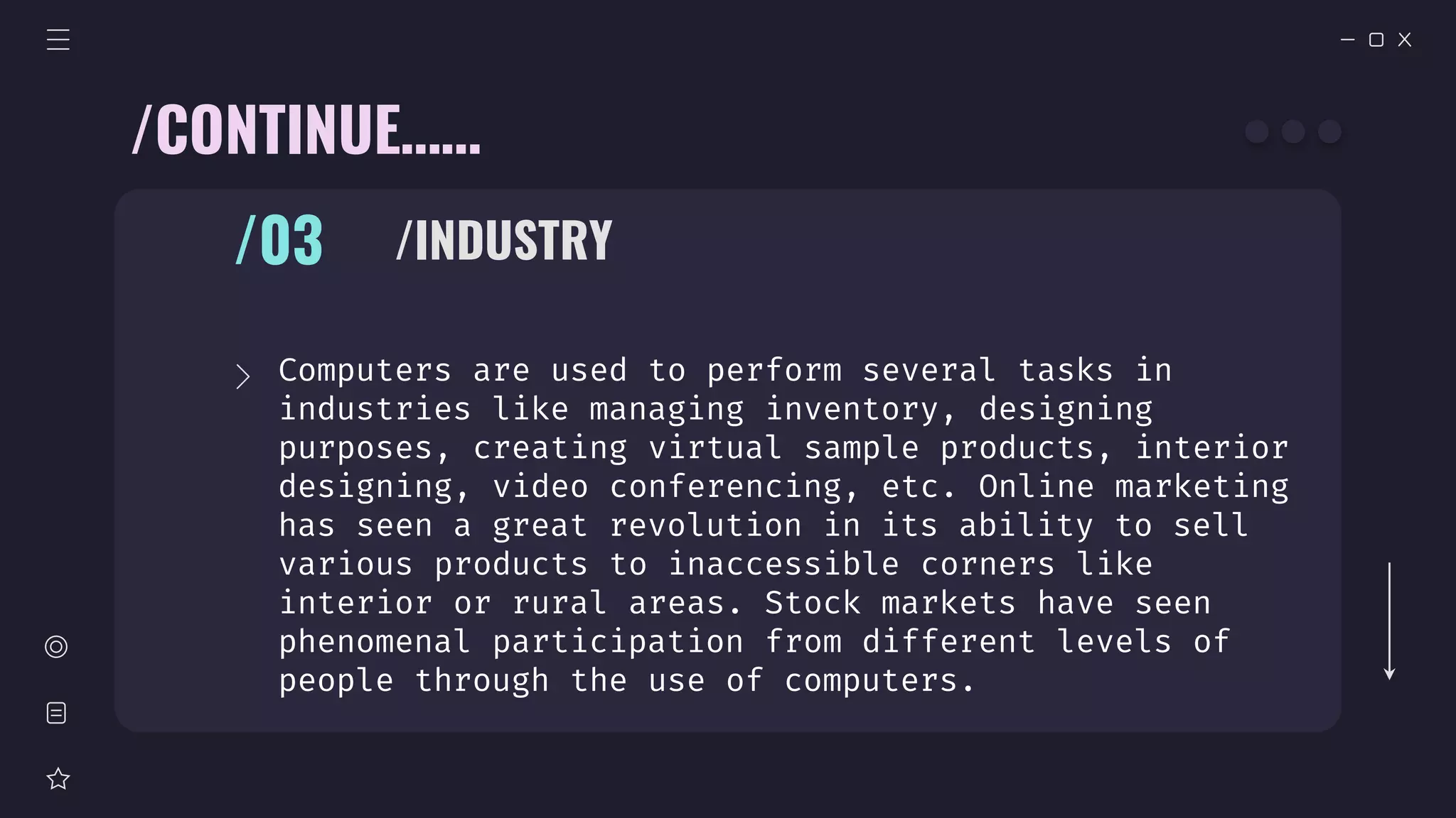 USAGE AND IMPACTS OF COMPUTER | PPT