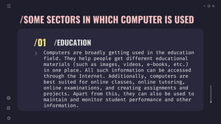 USAGE AND IMPACTS OF COMPUTER | PPT