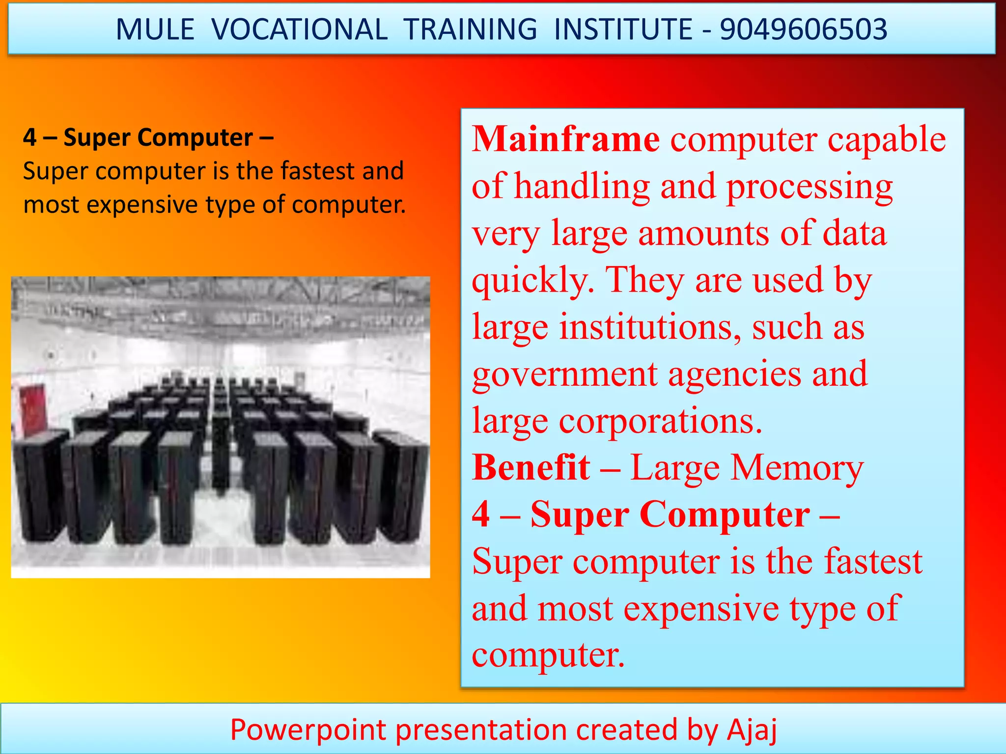 Ppt computer by ajaj | PPTX