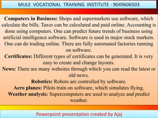 Ppt computer by ajaj | PPT
