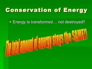Ppt Conservation Of Energy | PPT