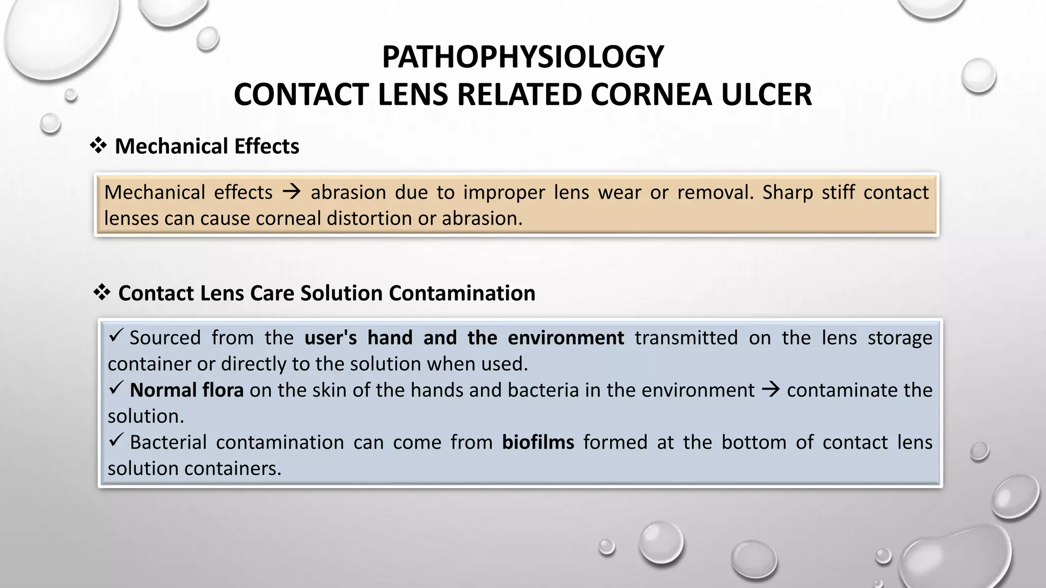 Ppt contact lens induced corneal ulcer | PPTX