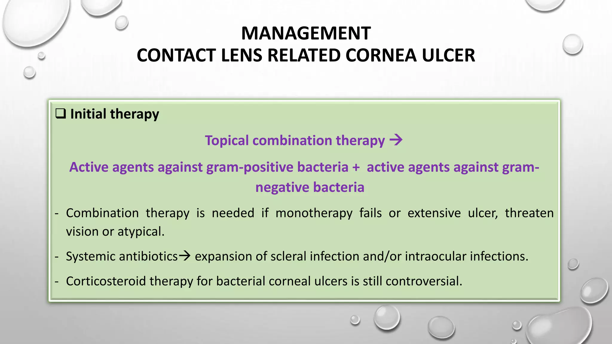 Ppt contact lens induced corneal ulcer | PPTX