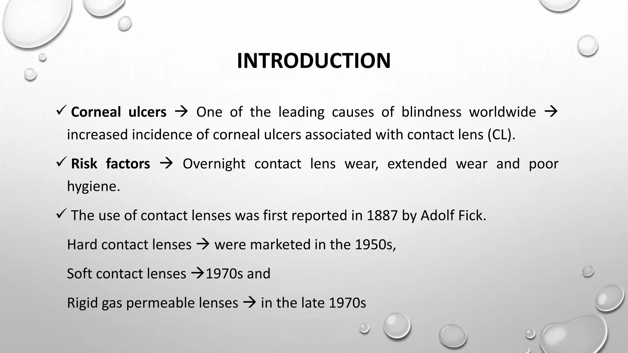 Ppt contact lens induced corneal ulcer | PPTX