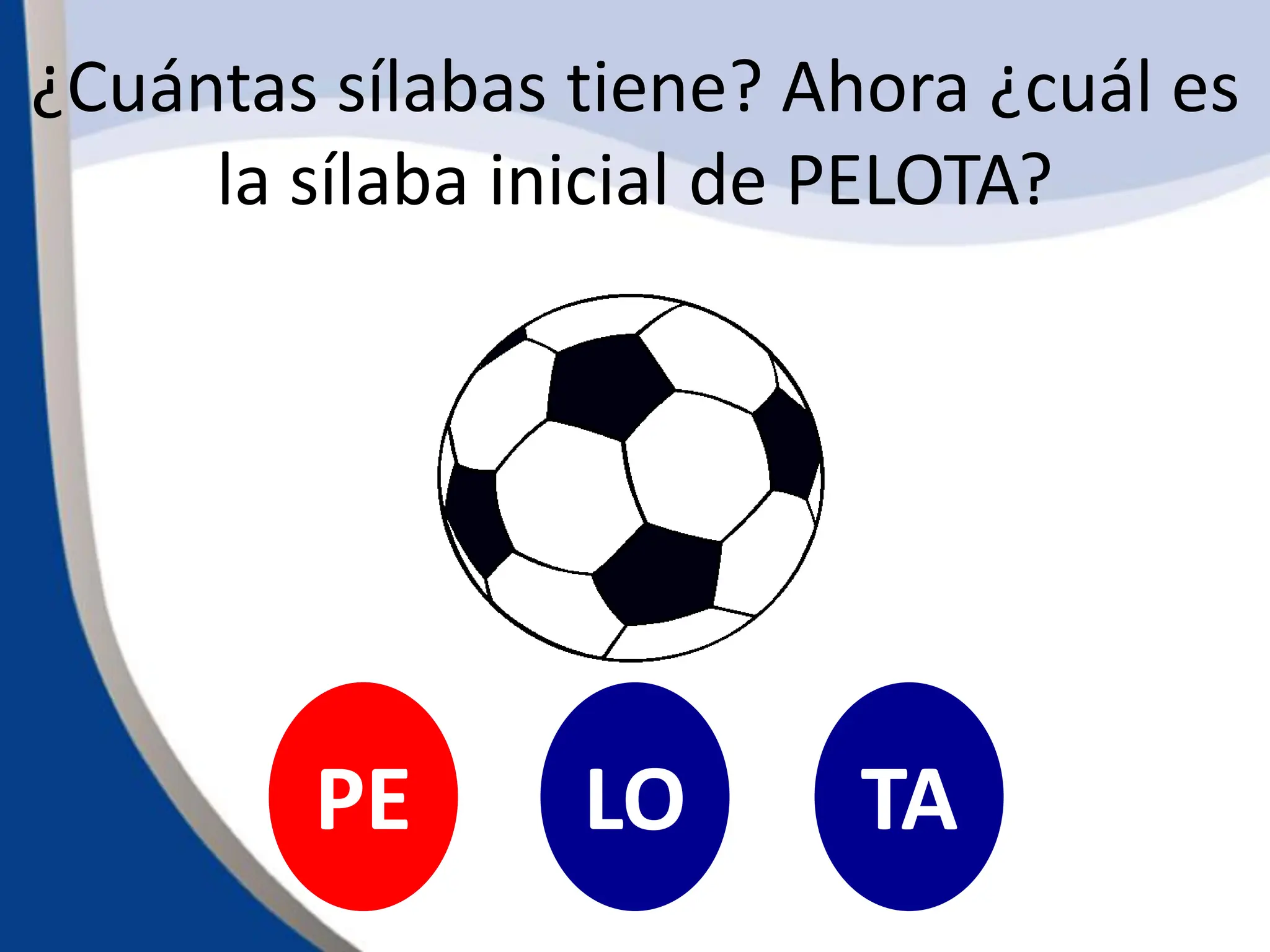 ppt contar silabas.pdf en el nivel preescolar | PDF