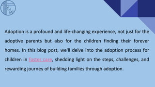 Navigating the Adoption Journey: A Guide to Adopting Children from ...
