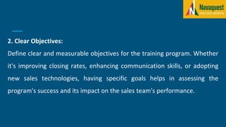 Mastering Success: Key Components of an Effective Sales Training ...